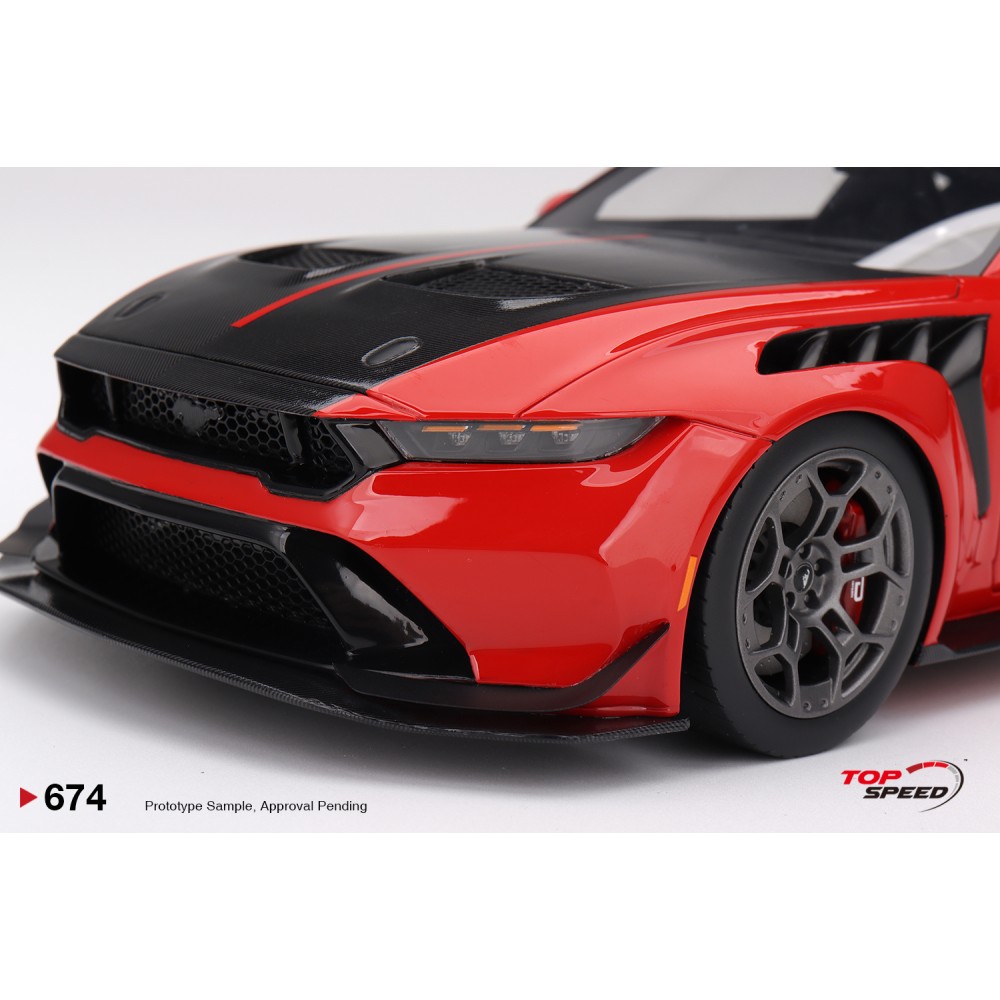 TS0674 - 1/18 FORD MUSTANG GTD RACE RED