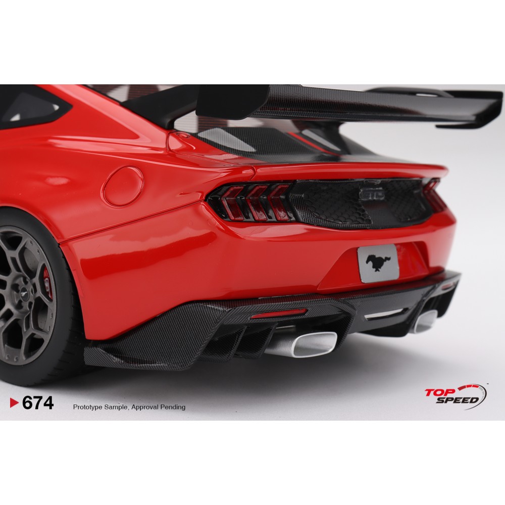 TS0674 - 1/18 FORD MUSTANG GTD RACE RED