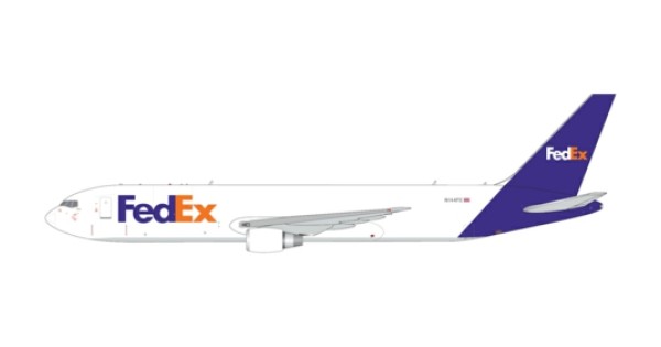 GJFDX2311 - 1/400 FEDEX B767-300ERF N144FE (REVISED LIVERY)