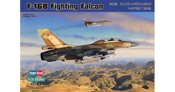 HBB80273 - 1/72 F-16B (PLASTIC KIT)