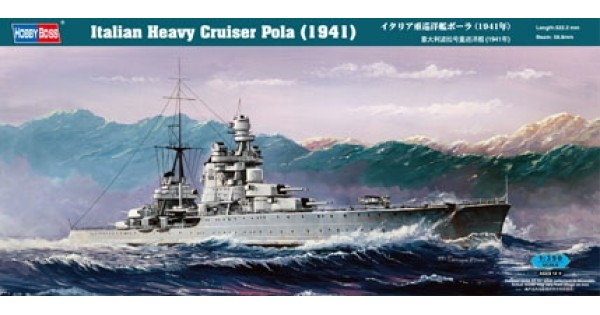 HBB86502 - 1/350 ITALIAN HEAVY CRUISER POLA (1941) (PLASTIC KIT)