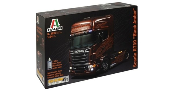 IT3897 - 1/24 SCANIA R BLACK AMBER (PLASTIC KIT)