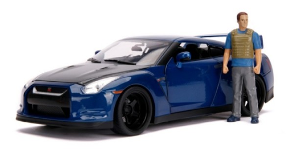 JAD31142 - 1/18 FF - BRIAN'S NISSAN GT-R (R35) W/LIGHT AND BRIAN