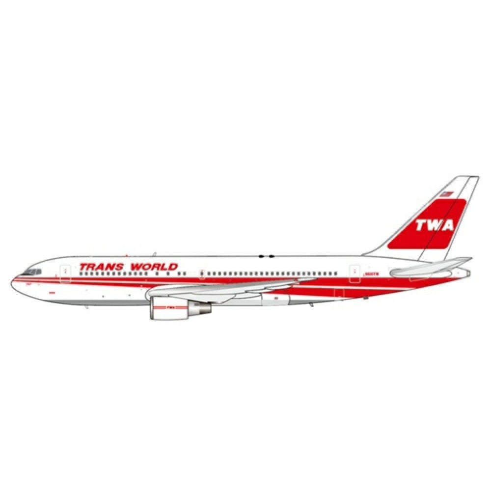 JC40494 - 1/400 TWA TRANS WORLD AIRLINES BOEING 767-200ER REG: N610TW ...