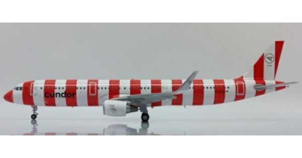 JCLH2408 - 1/200 CONDOR AIRBUS A321 RED REG: D-ATCG WITH STAND