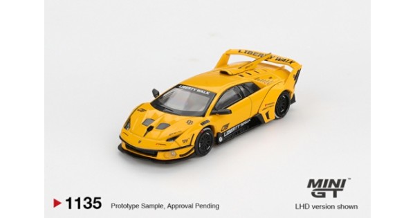 MGT01135-L - 1/64 LB-SILHOUETTE WORKS MURCIELAGO GT EVO YELLOW (LHD)