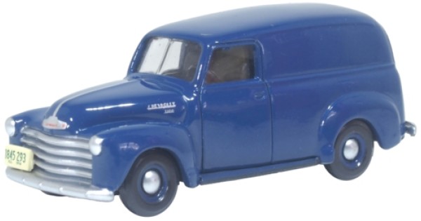 OX87CV50006 - 1/87 1950 CHEVROLET PANEL VAN MARINER BLUE