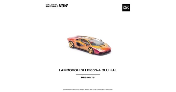 PR640175 - 1/64 LAMBORGHINI COUNTACH LP 800-4 BLU HAL