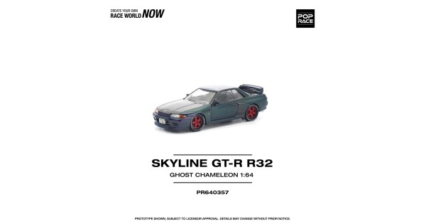 PR640357 - 1/64 SKYLINE GT-R R32 GHOST CHAMELEON