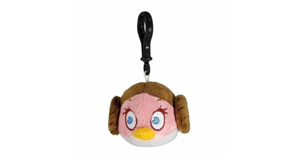 STAR WARS ANGRY BIRDS PLUSH PRINCESS LEIA BAG CLIP