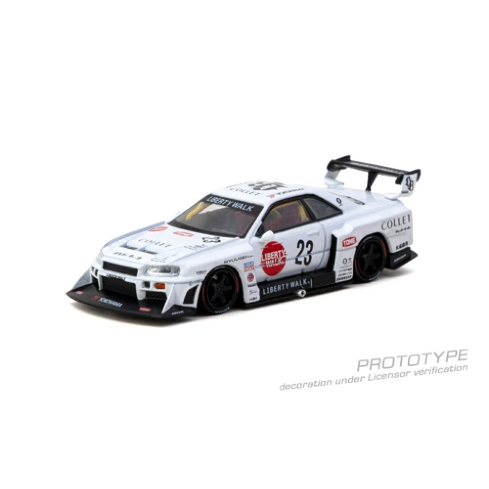 TCT64104WH - 1/64 LB-ER34 SUPER SILHOUETTE SKYLINE WHITE