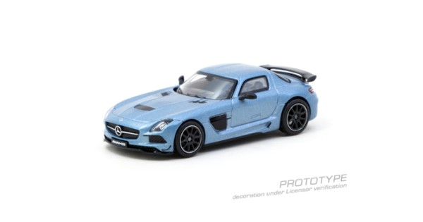 TCT64G027MB - 1/64 MERCEDES BENZ SLS AMG COUPE BLACK SERIES - MATTE BLUE