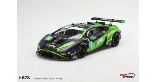 TS0578 - 1/18 LAMBORGHINI HURACAN GT3 EVO2 NO.78 FORTE RACING 2024 IMSA ...